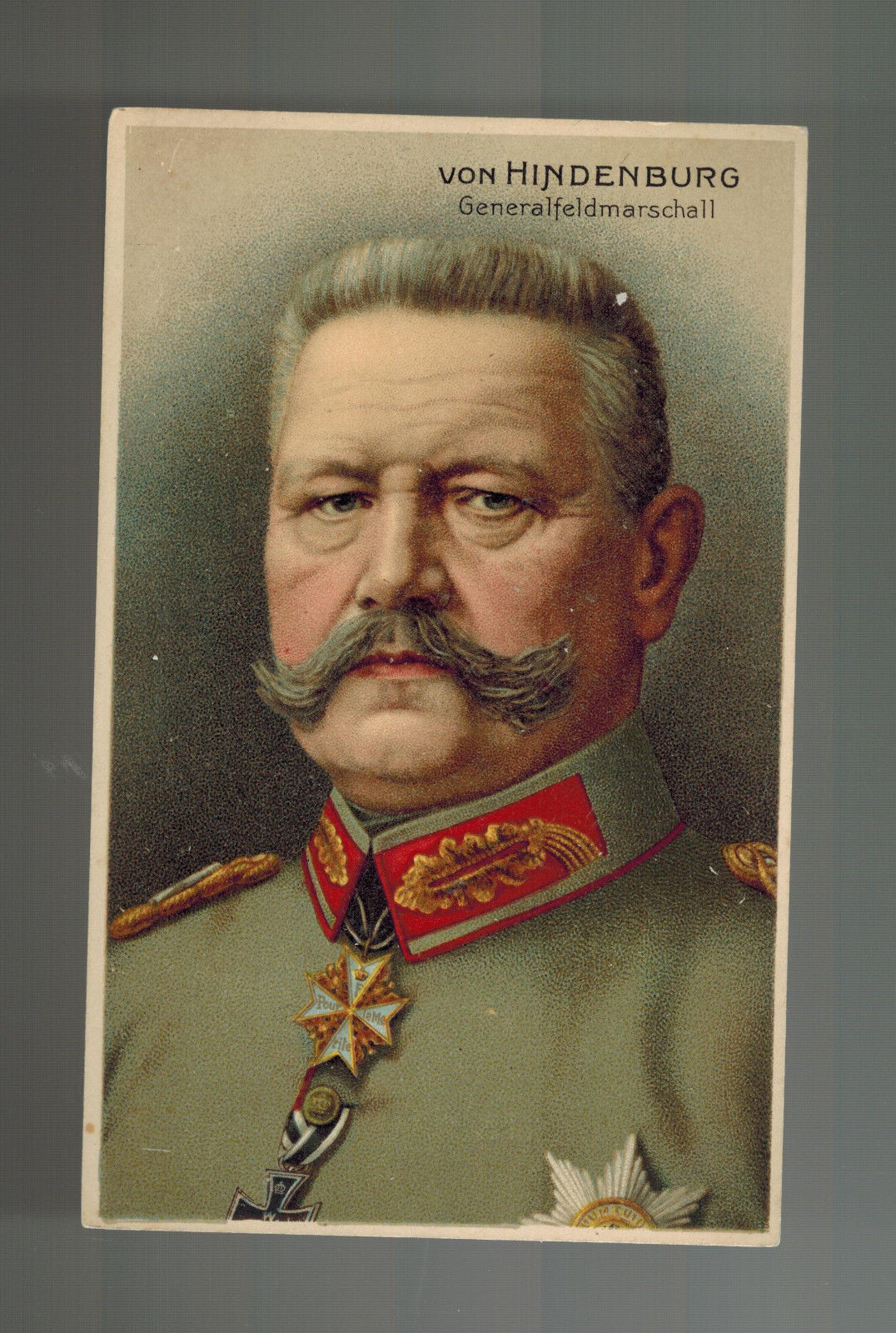 Original Mint color picture postcard Germany General Paul Von ...
