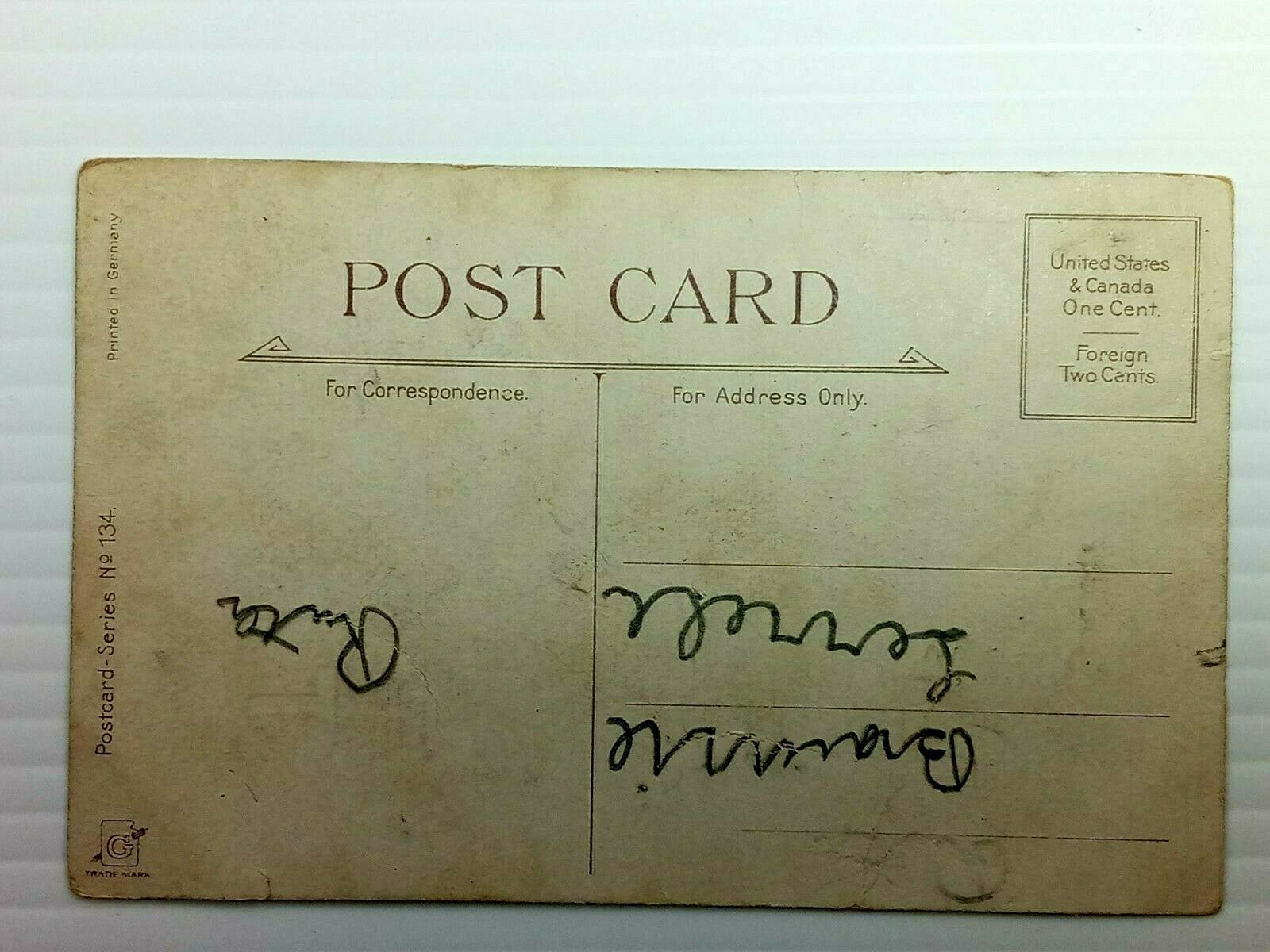 Vintage Postcard 1910's Thanksgiving Greeting Turkey & Young Boy with ...