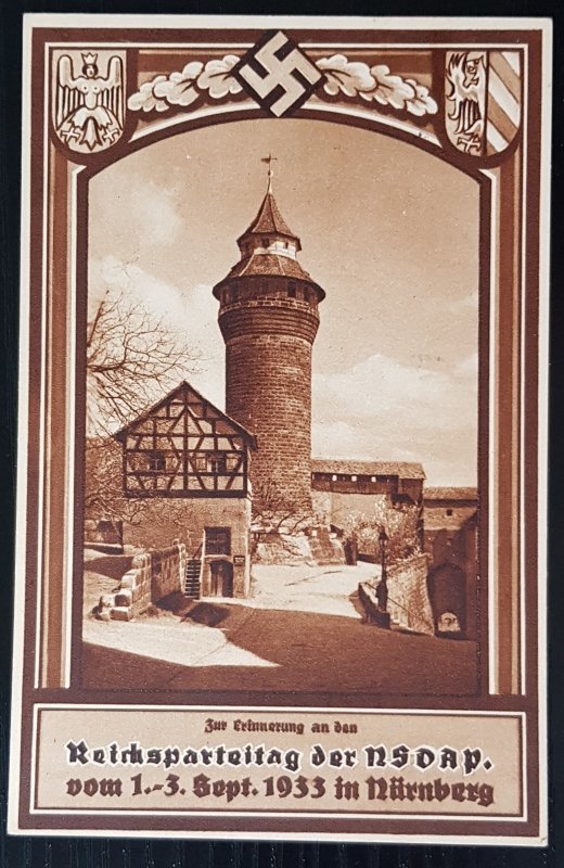 Germany Third Reich Original Propaganda Postcard Nsdap Nazi Nuremberg ...