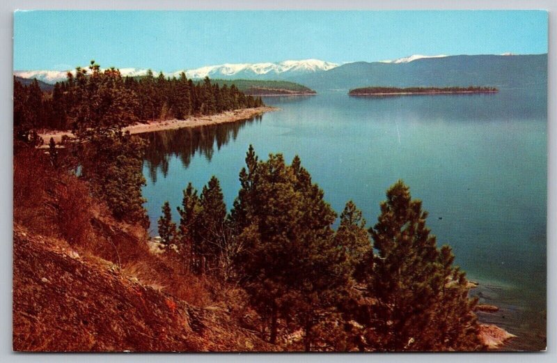 Kalispell Montana Flathead Lake Scenic Pacific Landscape Chrome ...