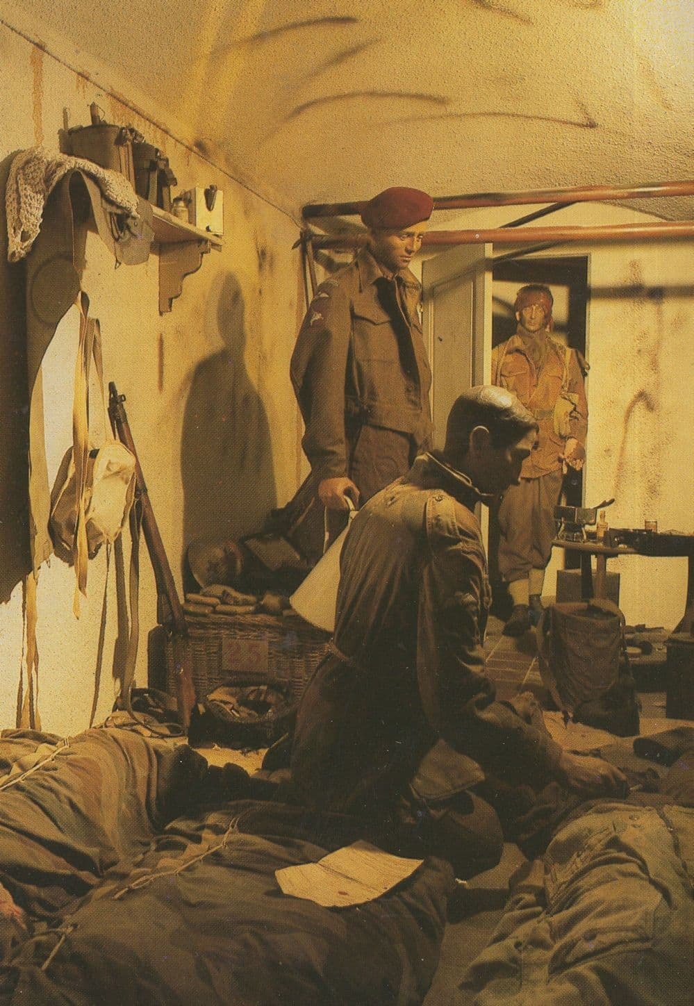 Dressing Station Soldiers Army Military Museum WW2 Postcard | Topics ...