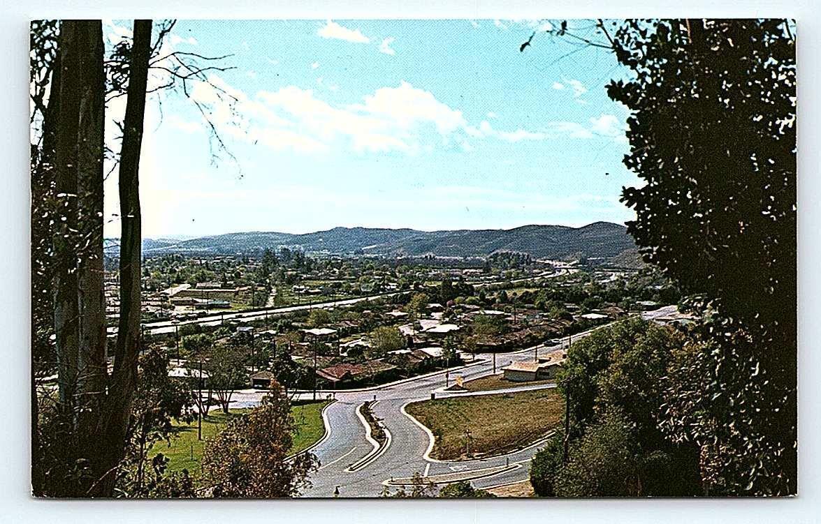 POMONA, CA California ~ VALLEY VIEW from Puddingstone State Park c1960s ...