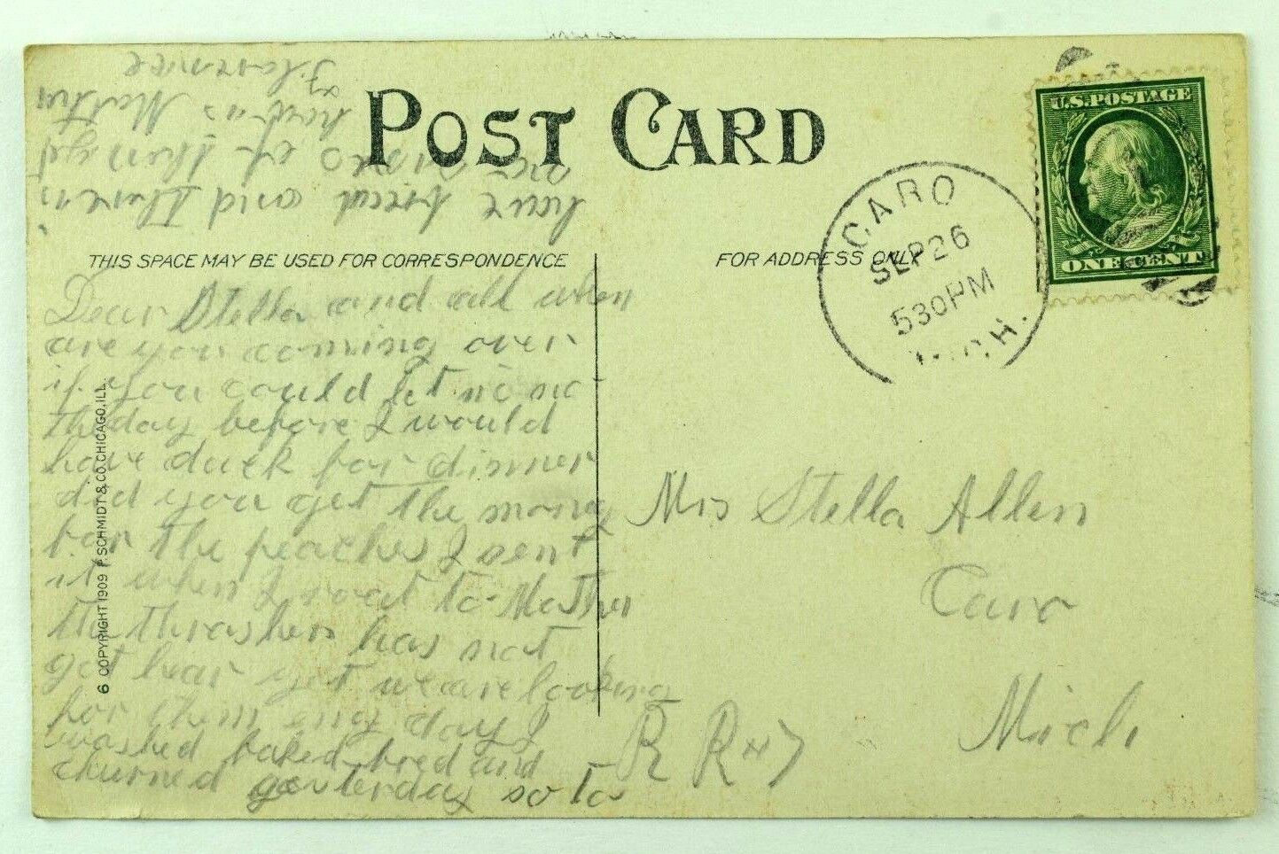 Circa 1910 Oddball P. Schmidt Musical Mythological Odd Vintage Postcard ...