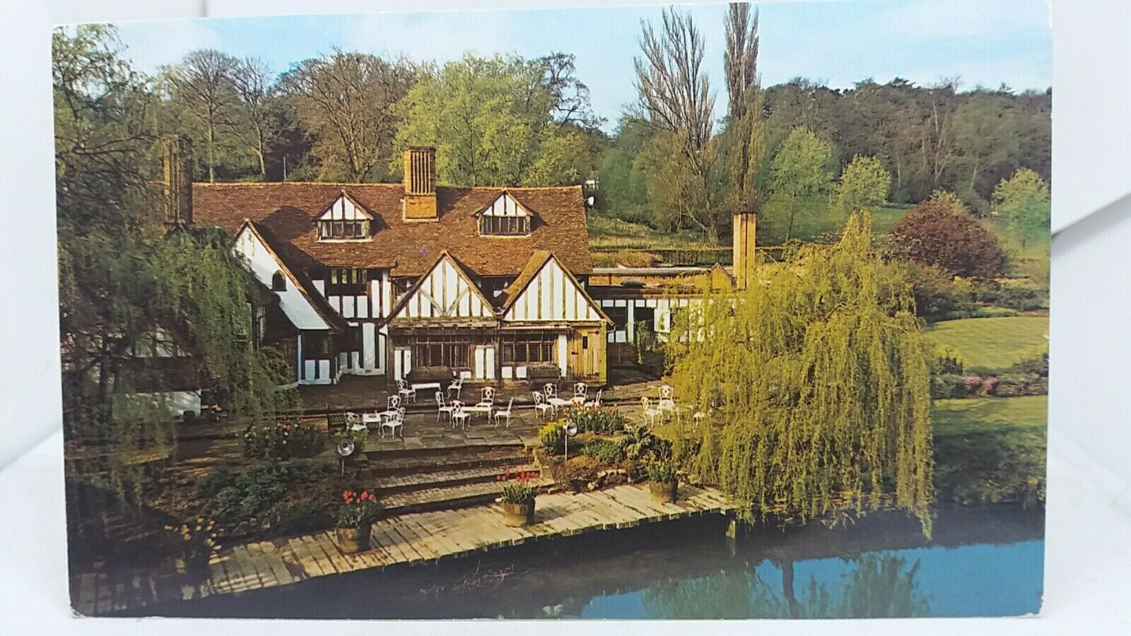 Vintage Postcard Le Talbooth Restaurant Dedham Essex | Europe - United ...