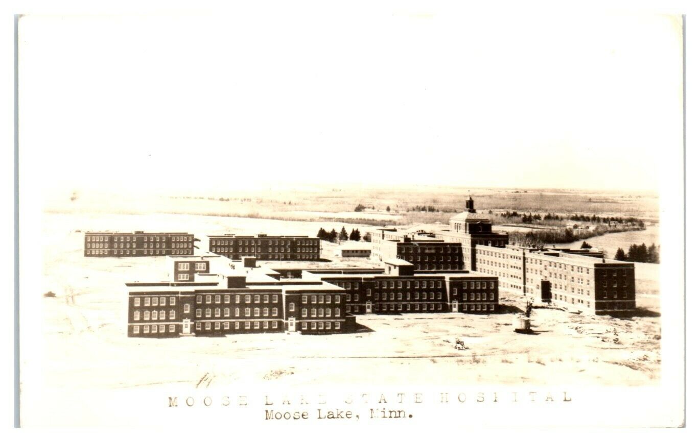 RPPC Moose Lake State Hospital, Moose Lake, MN Real Photo Postcard *5C ...