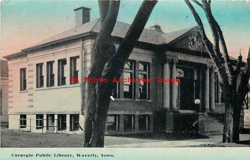 IA, Waverly, Iowa, Carnegie Public Library Building, Exterior View ...