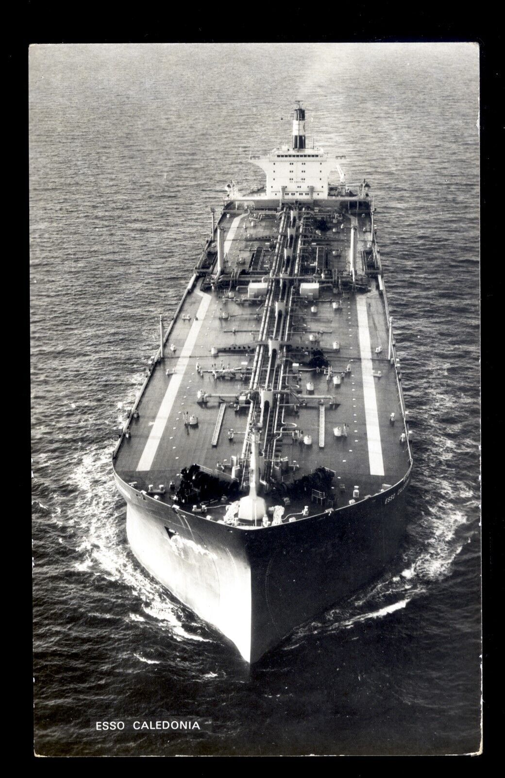 TA0929 - ESSO Oil Tanker - Esso Caledonia - built 1971 - postcard ...