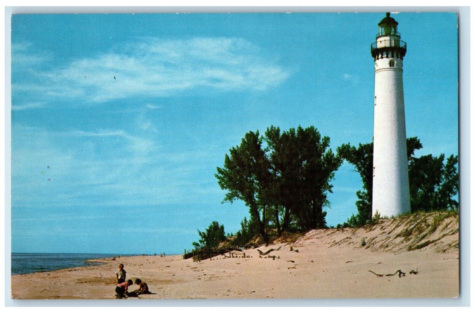 Michigan's Beacon Of The Lakes Lighthouse Little Point Sabble MI ...