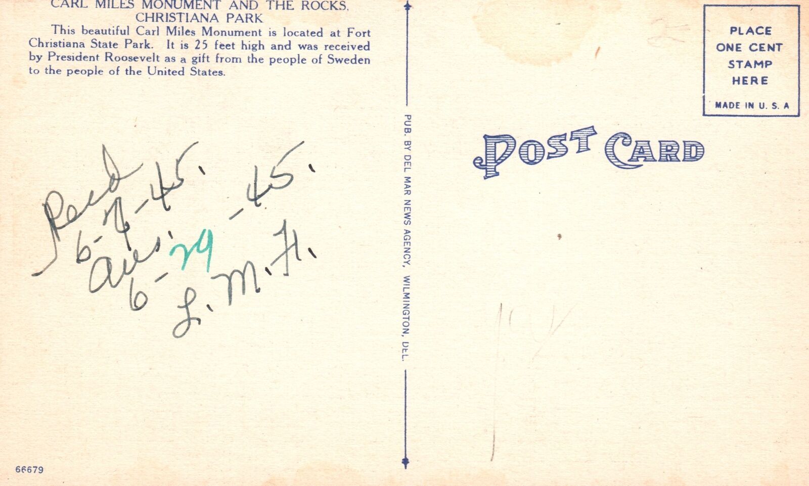 Carl Mines Monument & The Rocks Christina Park Wilmington Delaware DE ...