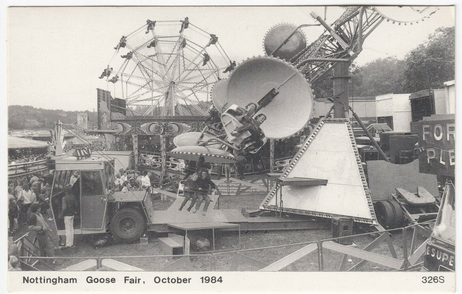 Fairgrounds; Nottingham Goose Fair, Oct 1984 No3 PPC From J/V Series ...