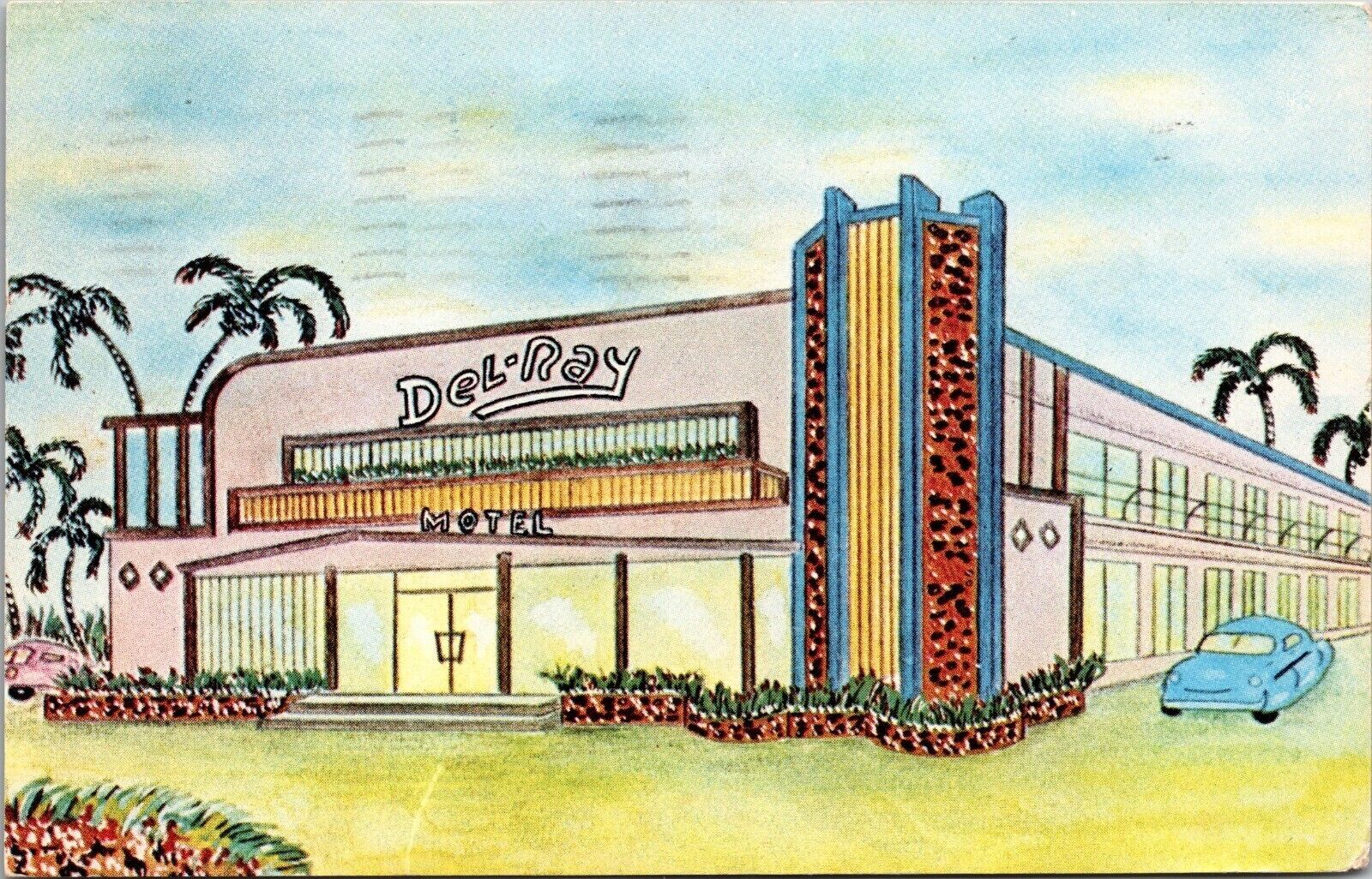 Del Ray Motel Miami Beach FL Postcard PC46 | United States - Florida ...