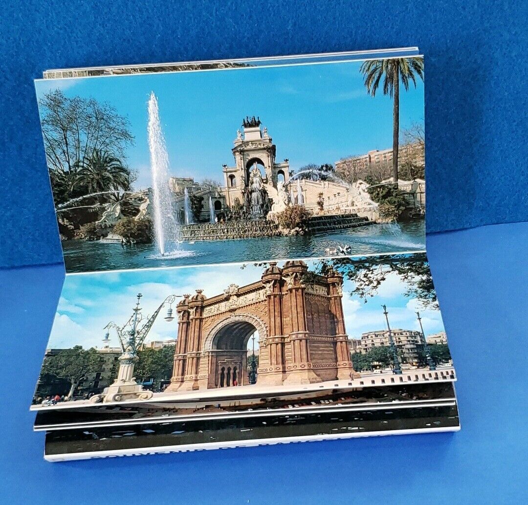 Vintage Souvenir Folder of Barcelona Spain with Color Photos | Other ...