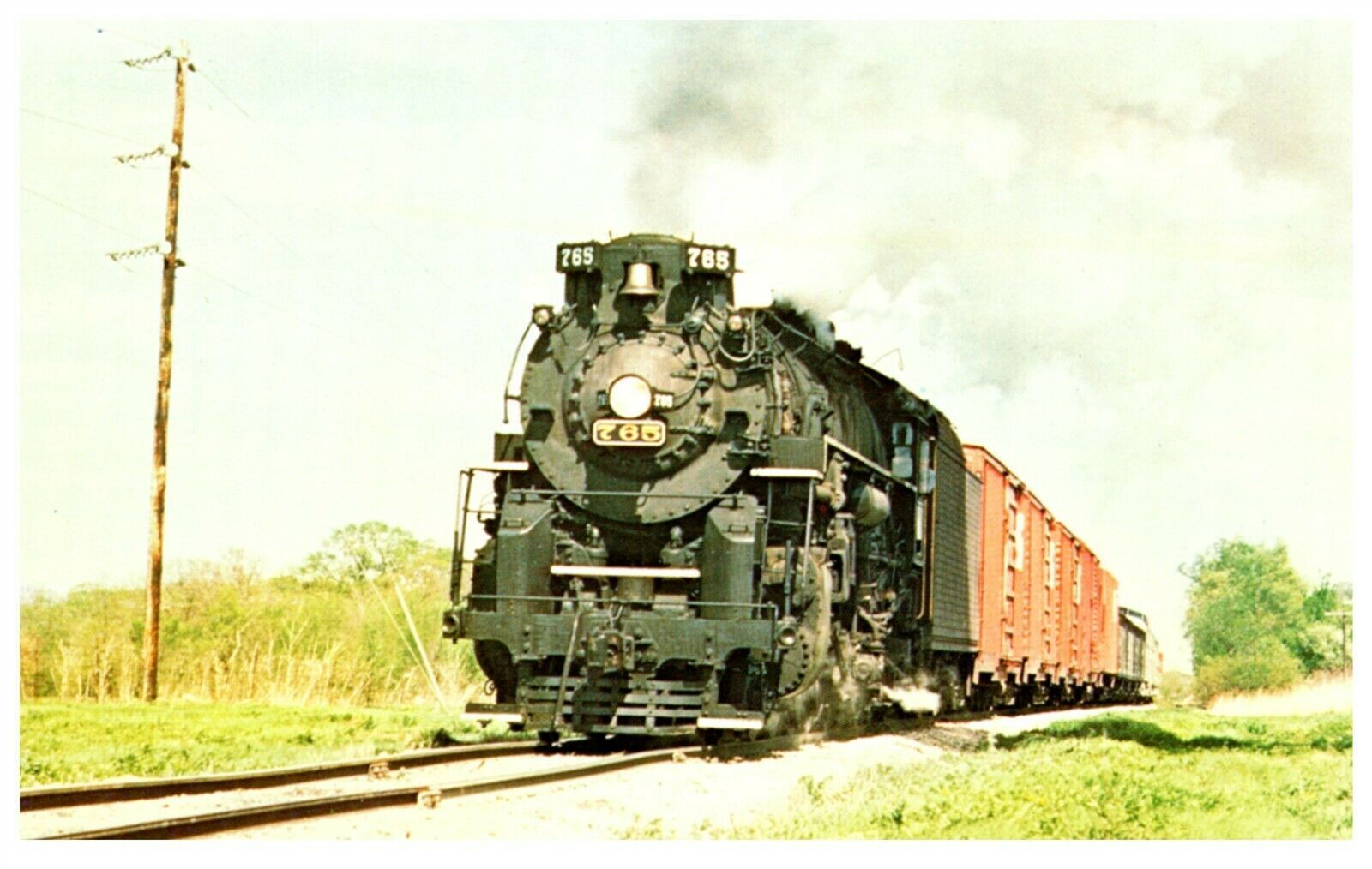 Railroad Train Nickel Plate Road Locomotive 765 built by Lima in 1944 ...