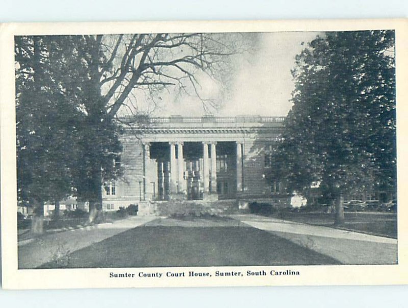 1940's COURTHOUSE SCENE Sumter South Carolina SC AF0274 | United States ...