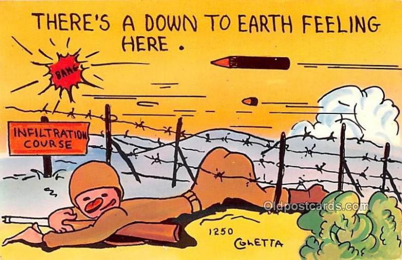 Coletta, Infiltration Course Military Comic Writing on back | Topics ...
