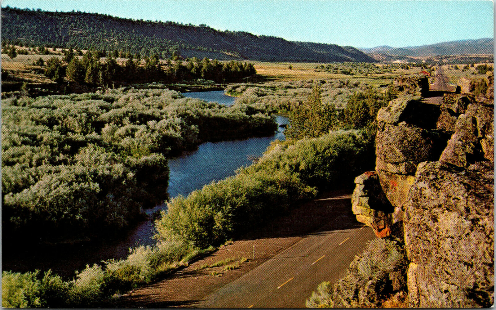 Vtg 1950s The Pit River Along Route 395 Highway Alturas California CA ...