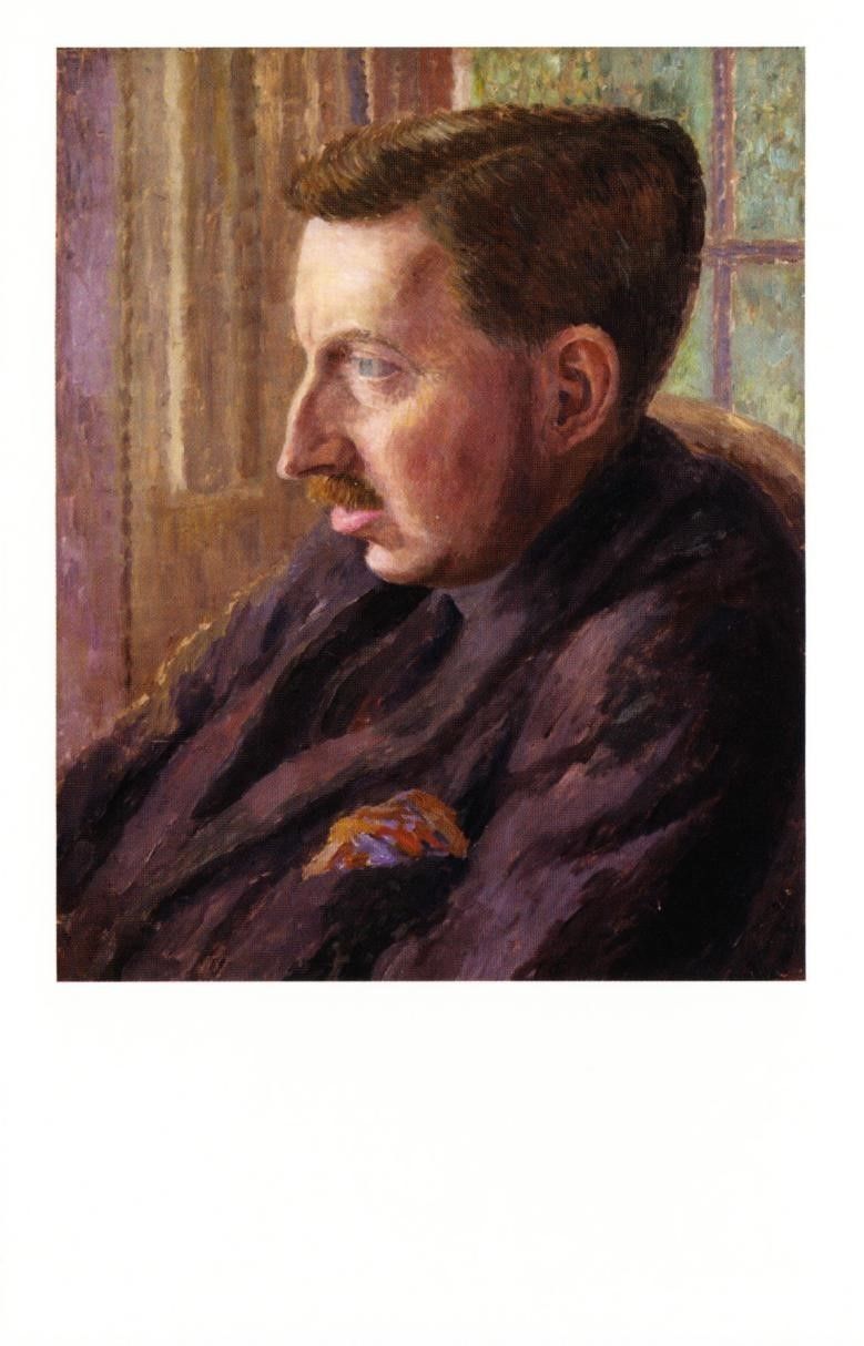 E.M. Forster English Author in 1920 Portrait by Dora Carrington Art ...
