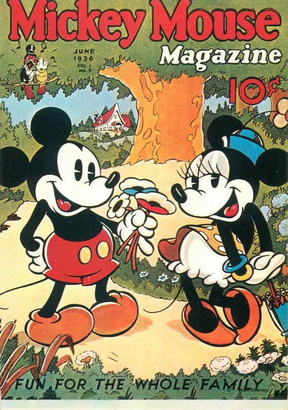 Mickey Mouse Magazine advert postcard Walt Disney characters | Topics ...