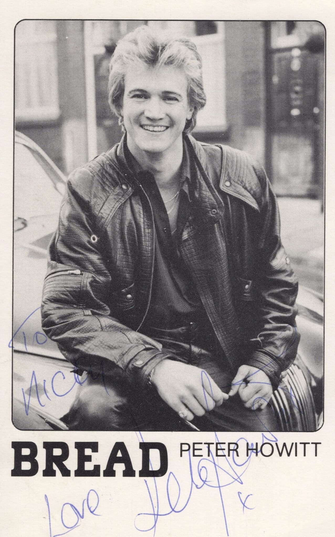 Peter Howitt Vintage Bread TV Show Hand Signed Cast Card | Topics ...
