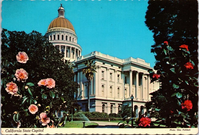 Vintage Continental Size Postcard 1970s California State Capitol at ...