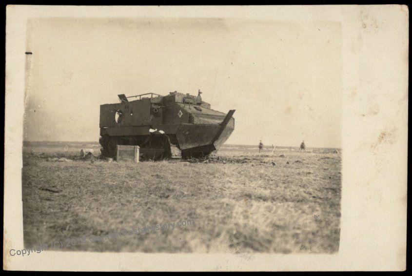 Germany Empire WWI Panzer Destroyed German Tank RPPC 65363 | Europe ...