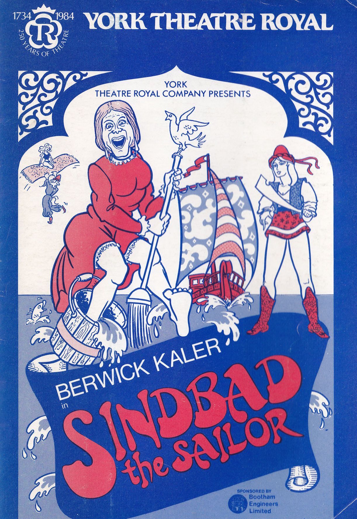 Sinbad The Sailor Martin Barrass of BBC Angels York Theatre Programme ...