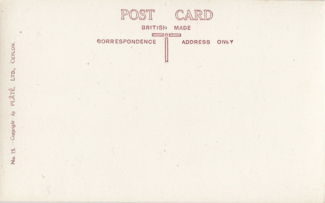 Lot of 3 photo postcards Sri Lanka Colombo hindu temple museum hotel ...