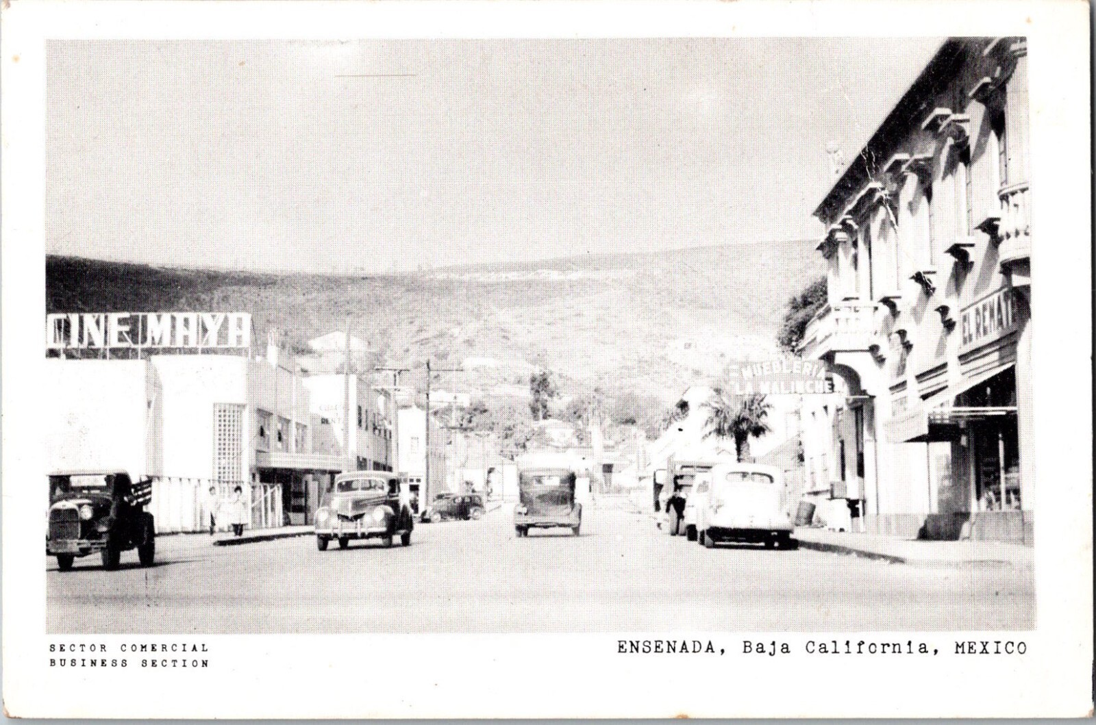 ENSENADA, Baja California, MEXICO Street Scene Vintage Postcard JY6 ...