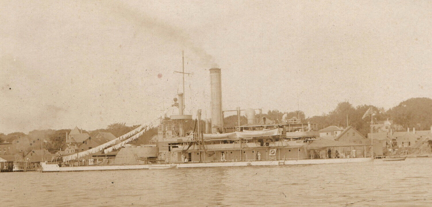 WWI USS Florida Tallahassee BM 9 US Navy Arkansas Class Monitor Photo ...