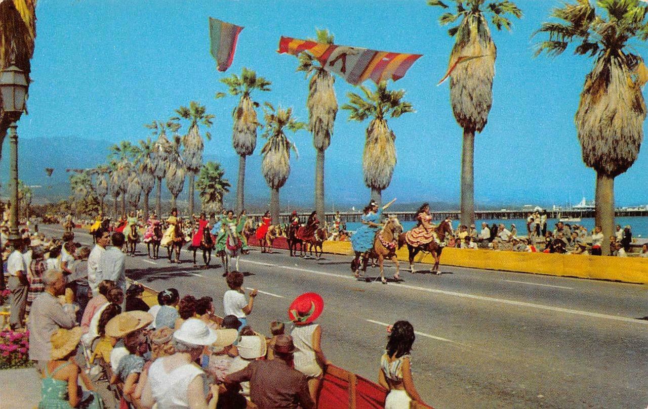 Fiesta Parade SANTA BARBARA, CA Old Spanish Days c1950s Vintage ...