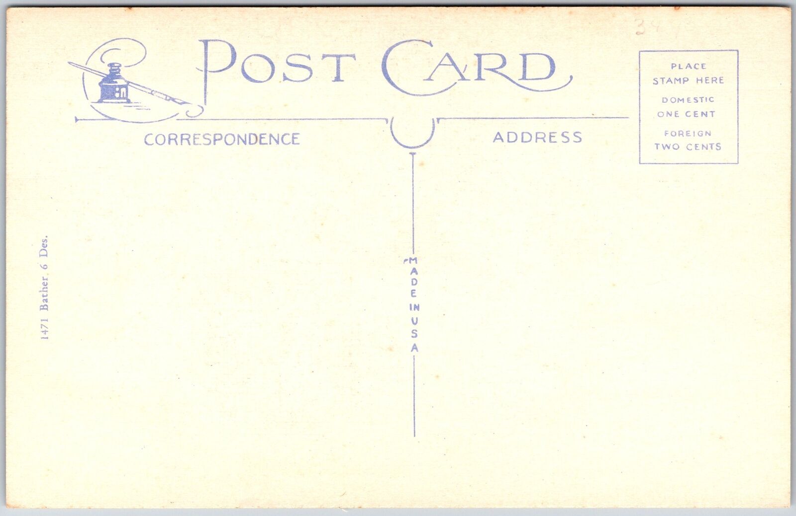 Lady Getting Annoyed By A Fat Guy Swimming Beside Her Comic Card Postcard | Other / Unsorted ...