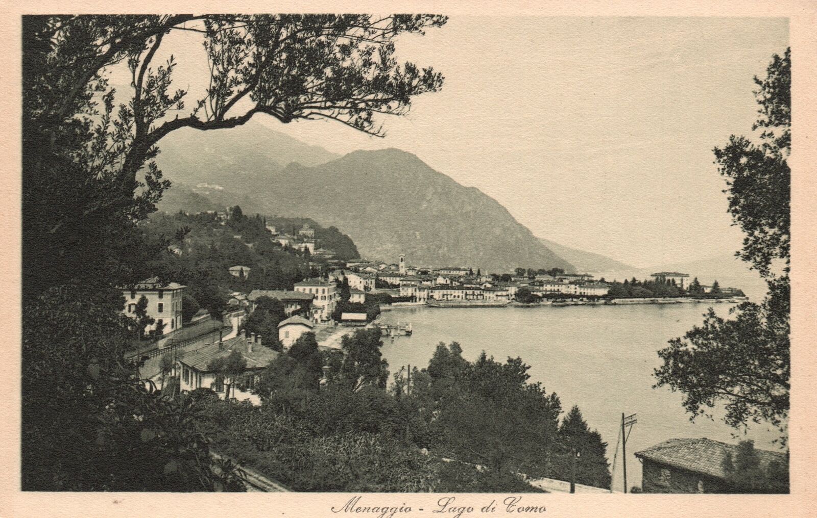 Vintage Postcard 1910's Menaggio Como Lake Lago di Como Italy IT ...