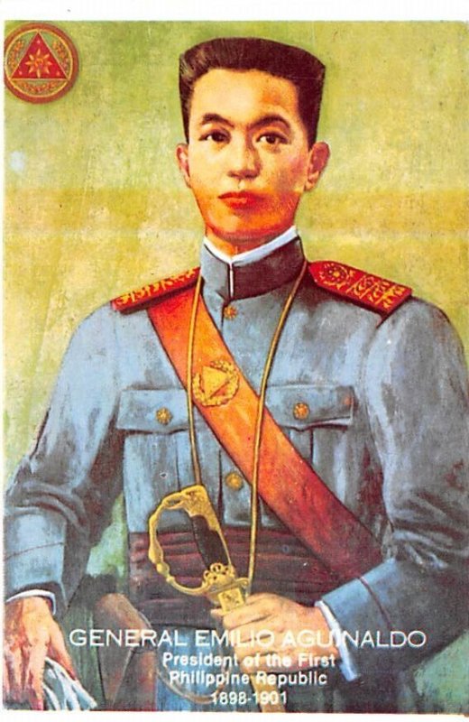 General Emilio Aguinaldo Pressident of the First Philippine Republic ...