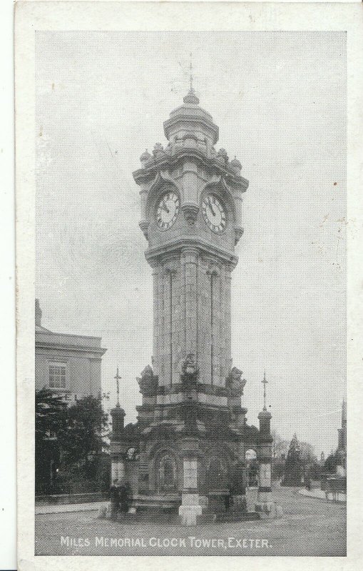 Devon Postcard - Miles Memorial Clock Tower - Exeter U1813 | Europe ...
