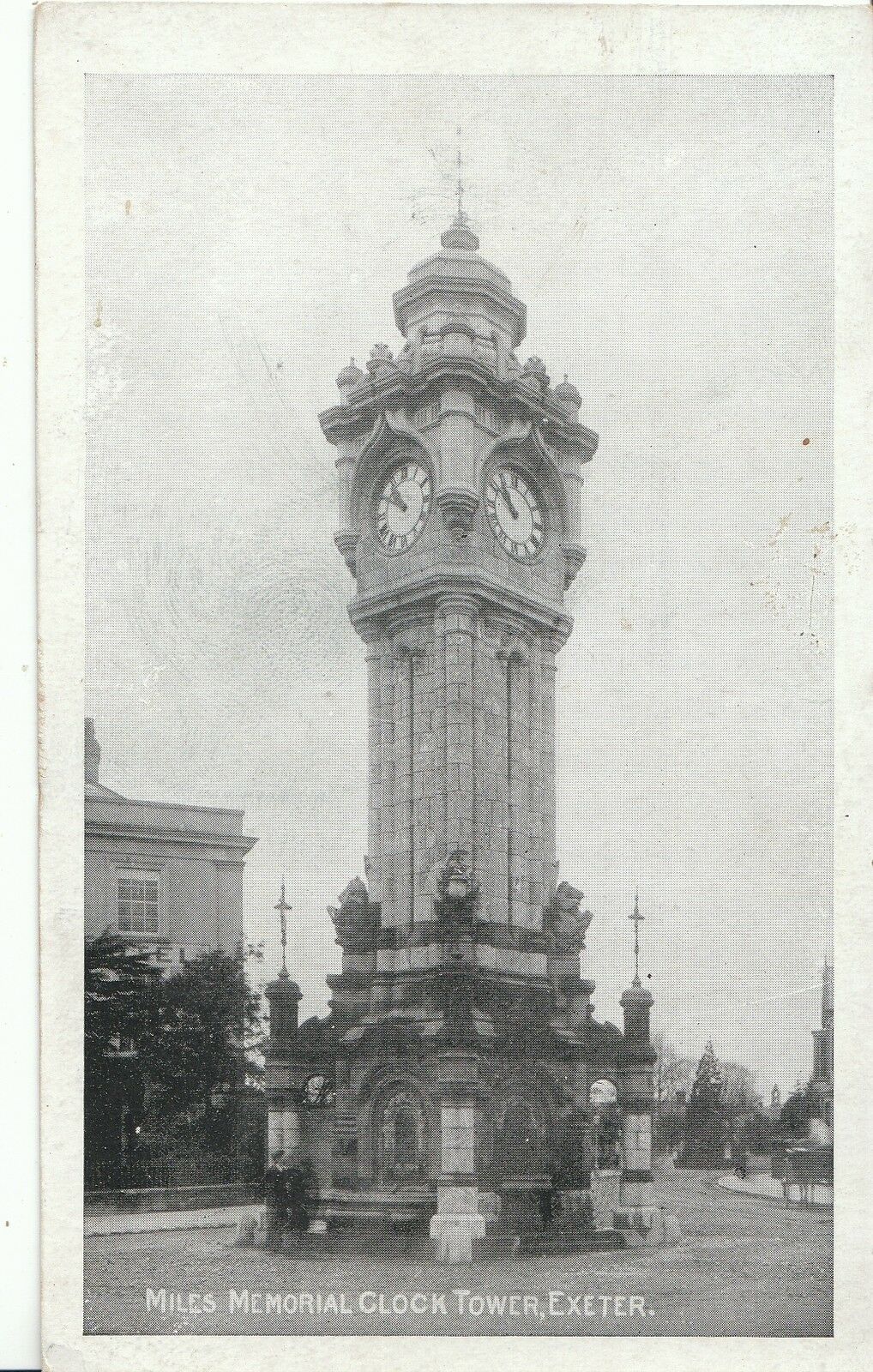 Devon Postcard - Miles Memorial Clock Tower - Exeter U1813 | Europe ...