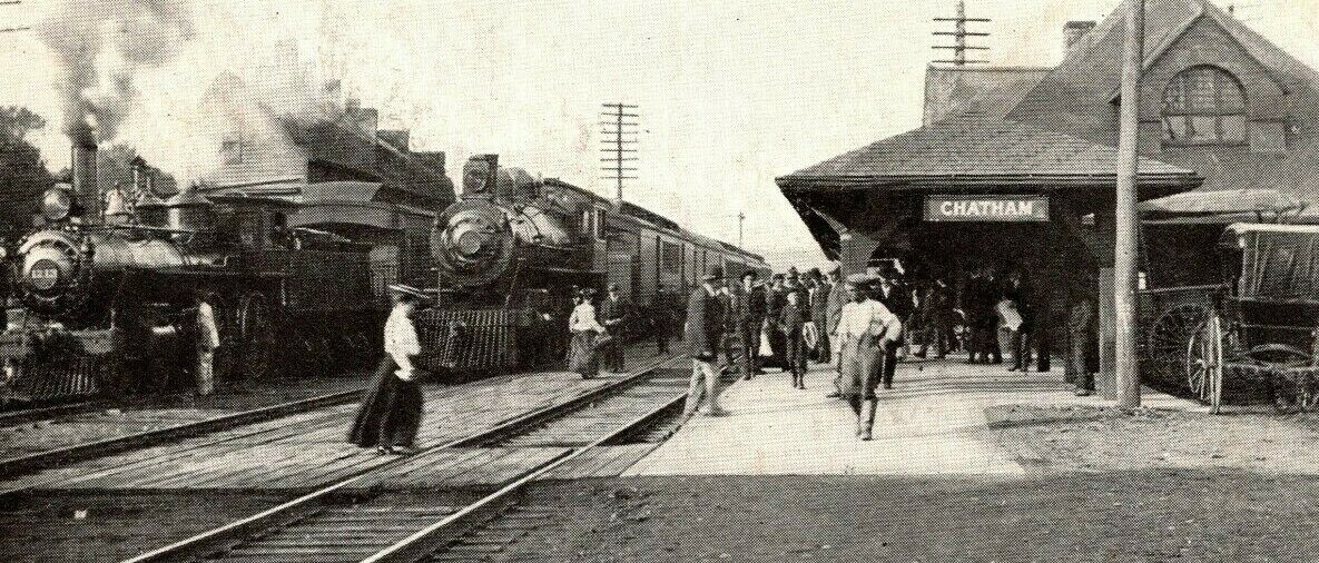 Union Station Chatham N.Y. Steam Locomotive Engine Train Depot - A10 ...