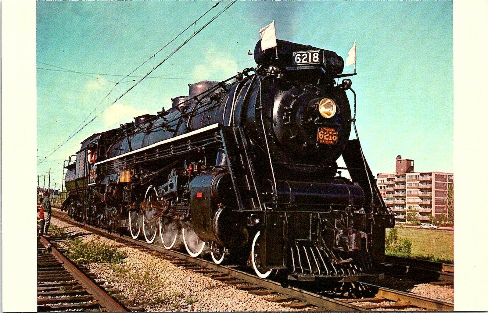 Postcard~Canadian National Railroad~Steam Locomotive~Vintage~A41 ...