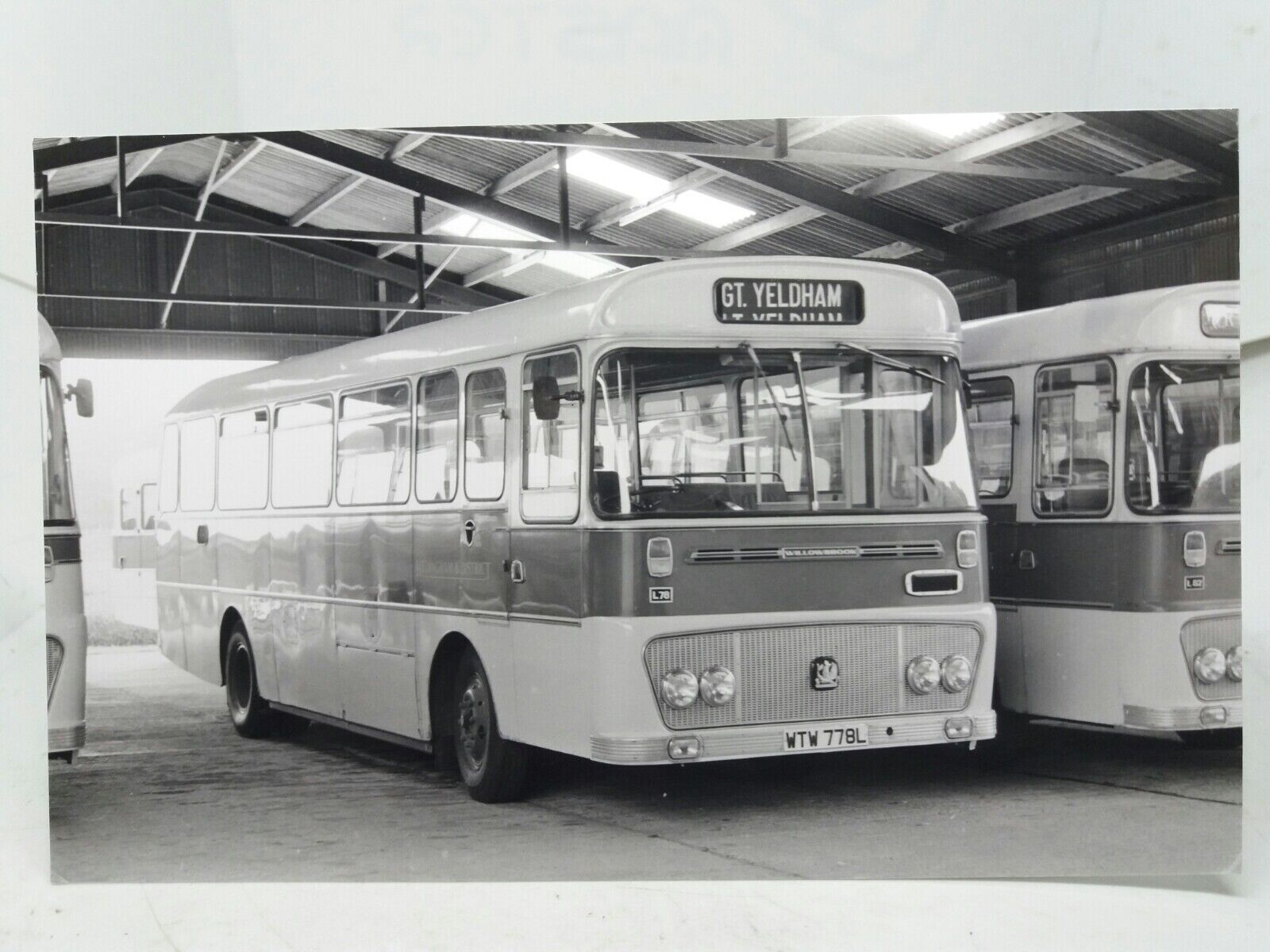 Vintage Willowbrook Bus Coach Photo Reg No WTW 778L Gt Yeldham c1978 ...