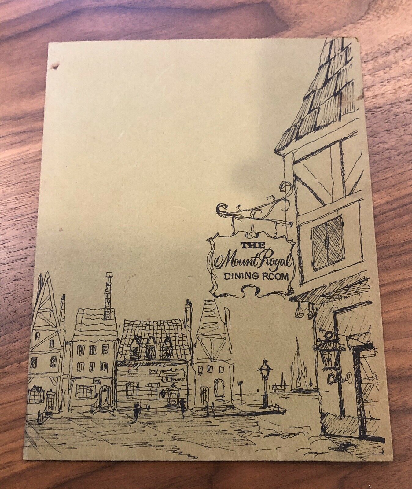 Vintage: MOUNT ROYAL HOTEL MENU & Card Insert Banff, Canada RESTAURANT ...