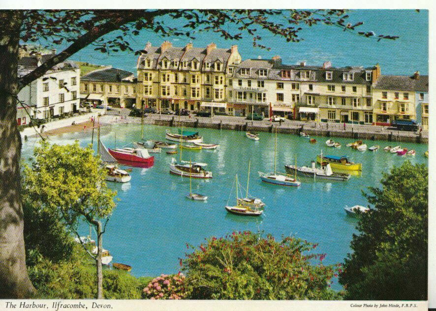 Devon Postcard - The Harbour - Ilfracombe - Ref TZ9378 | Europe ...