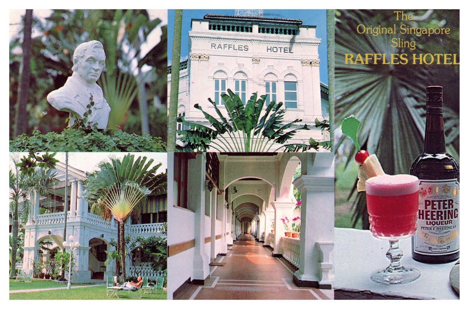 Raffles Hotel Original Sling Singapore Exotic East Multi View Chrome ...