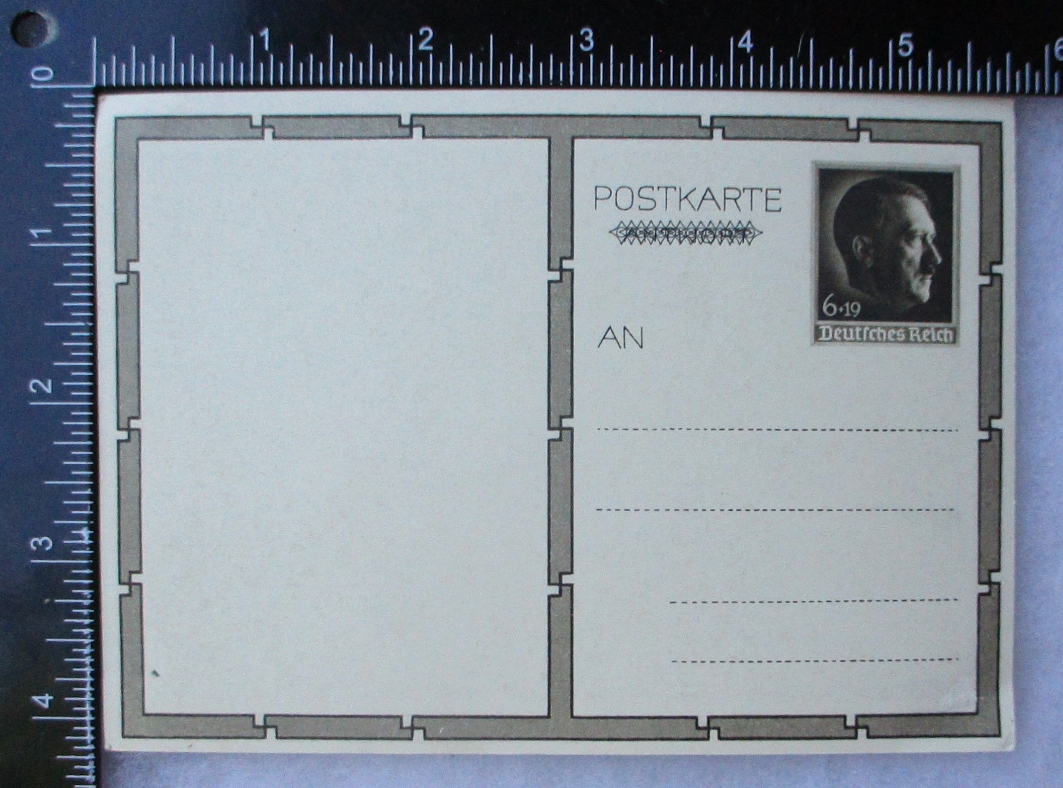 Original WW2 GERMAN ADOLF HITLER PHOTO POSTCARD Deutsches Reich ...