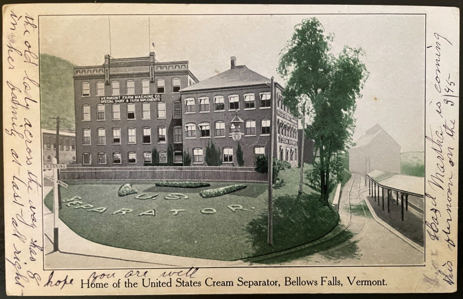 Vintage Postcard 1901-1907 Home of the U.S. Cream Separator, Bellows ...