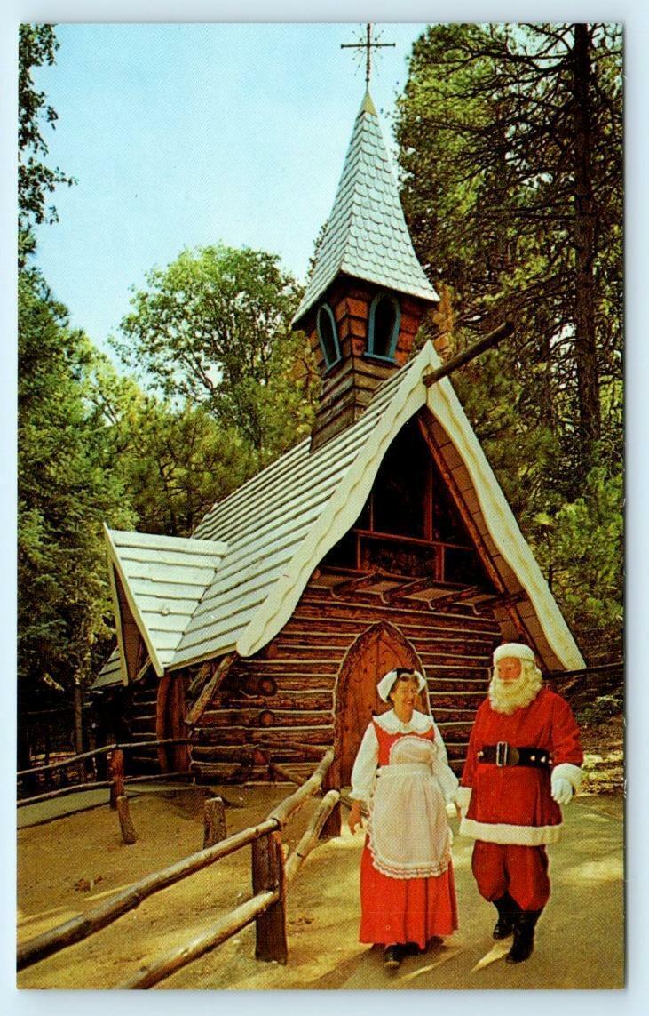 SKYFOREST, CA ~ Santa & Mrs. Claus SANTA'S VILLAGE Chapel c1960s ...