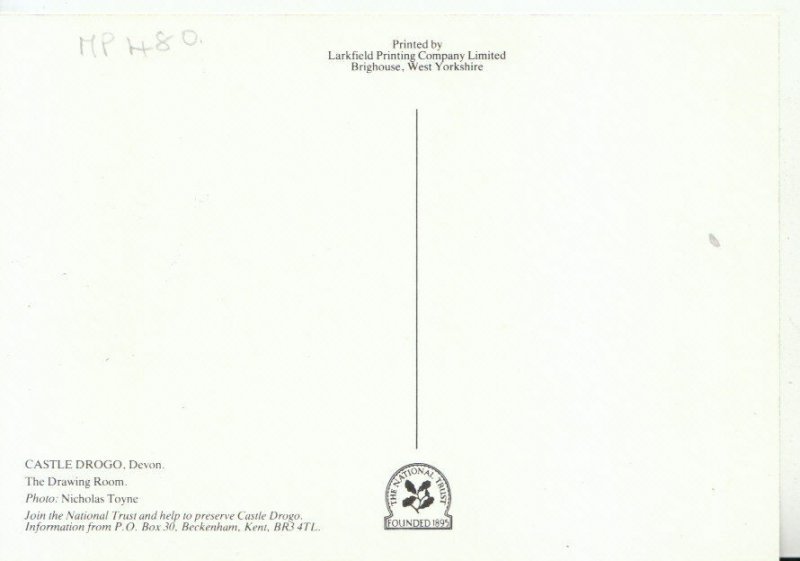 Devon Postcard - Castle Drogo - The Drawing Room - Ref 19127A | Europe ...