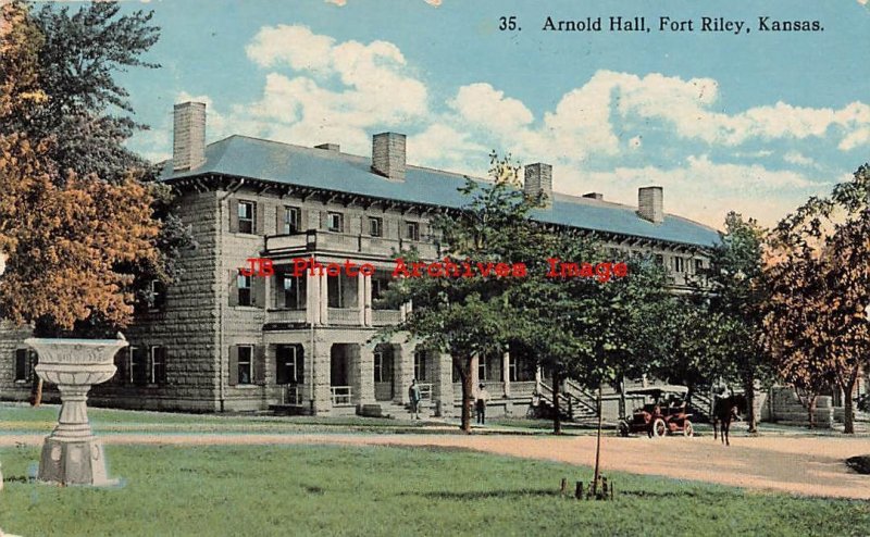 KS, Fort Riley, Kansas, Arnold Hall, Army Residential Building, Curt ...