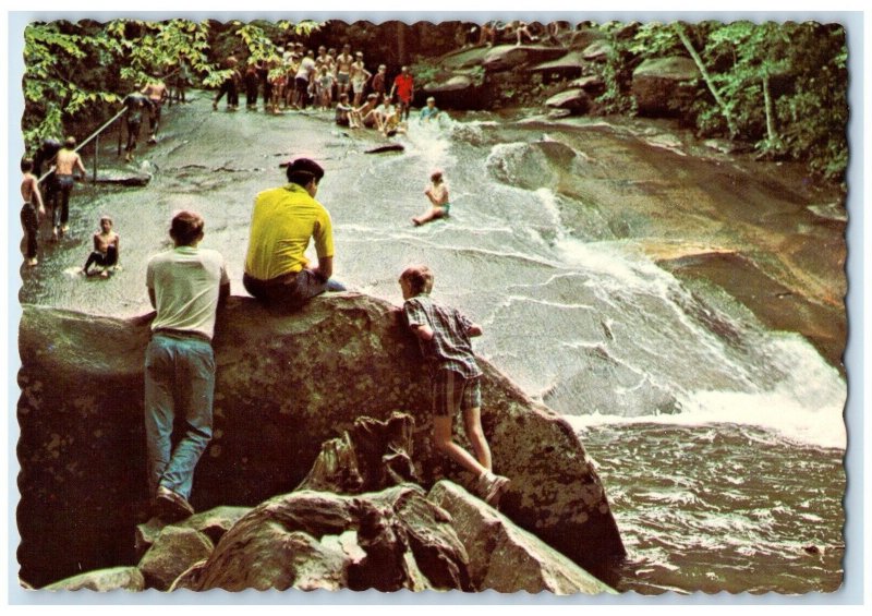 1969 Sliding Rock Falls Pisgah National Forest Ridge Parkway Brevard NC ...