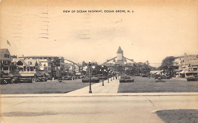 View of Ocean Pathway Ocean Grove, New Jersey NJ | United States - New ...