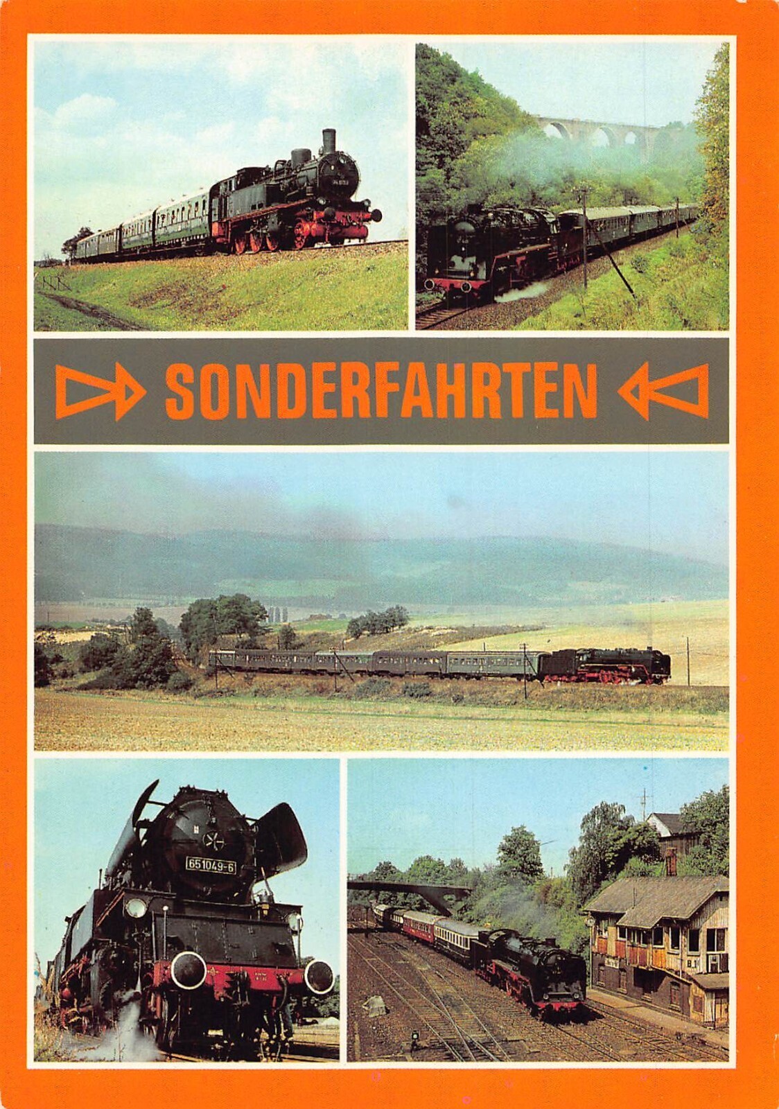 Sonderfahrten Steam Train Railway Station Multi-view Museumlokomotive ...