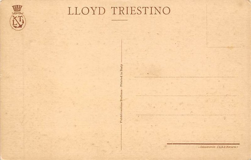 SS Adria Carnaro Lloyd Treistino Ship Line Ship | Topics - Other ...